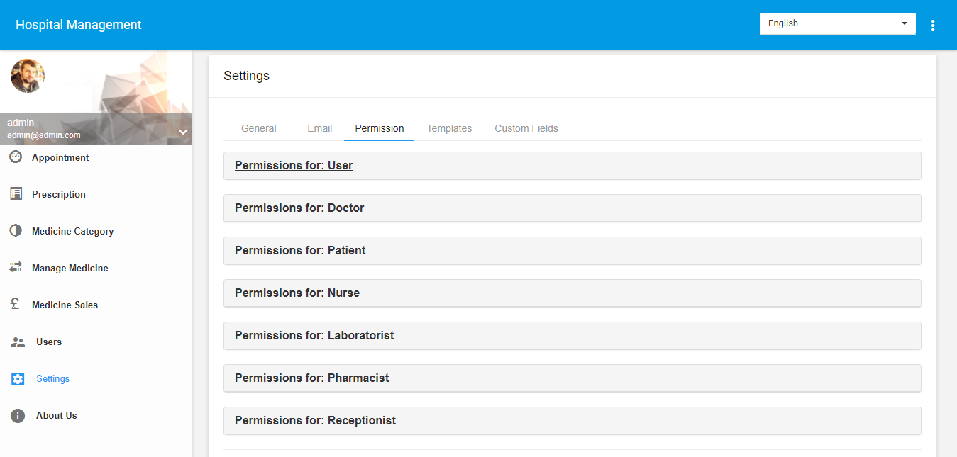Hospital Management System by ibrinfotech7 | CodeCanyon