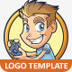 Gamer Guy Logo Template, Logo Templates | GraphicRiver