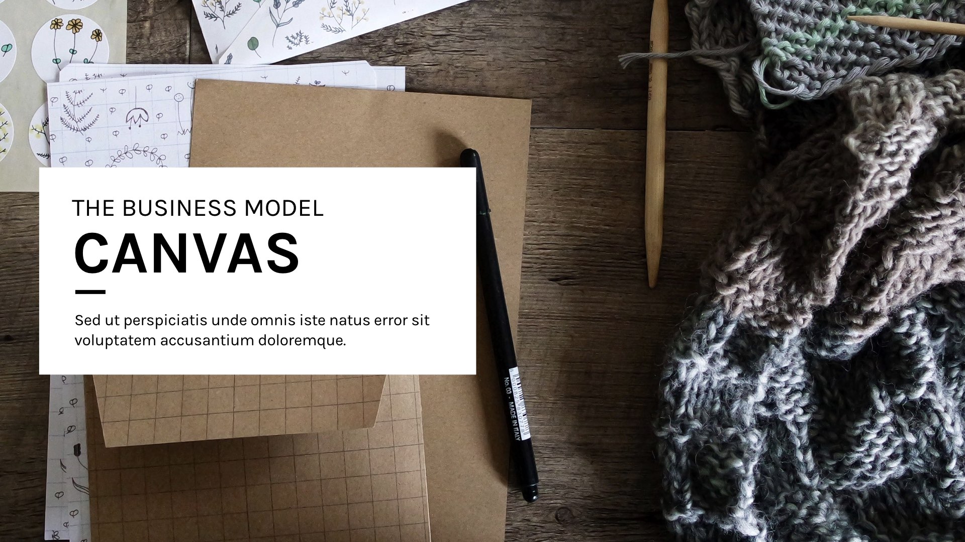 Handmade Multipurpose Keynote Presentation Template, Presentation Templates