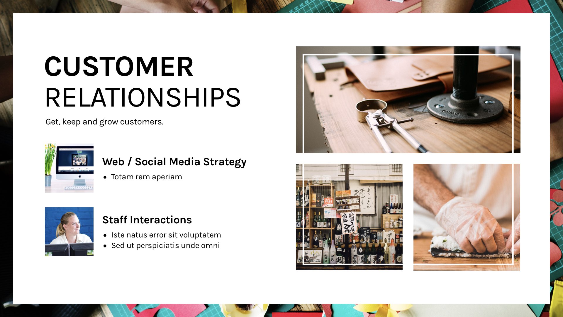 Handmade Multipurpose Keynote Presentation Template, Presentation Templates