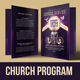 Church Service Program, Print Templates | GraphicRiver