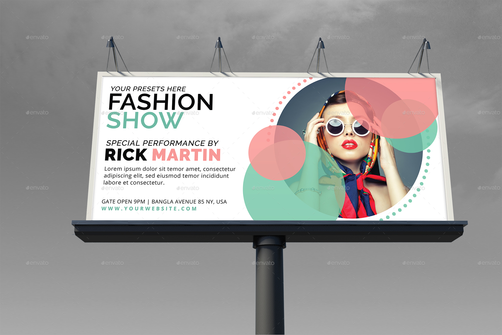 Fashion Show BillBoard, Print Templates | GraphicRiver