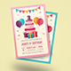 Colorful Birthday Invitation, Print Templates | GraphicRiver