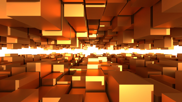 Vertical Movement of Golden Rectangles, Motion Graphics | VideoHive