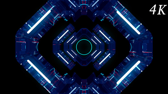 Neon Gate 4K 01, Motion Graphics | VideoHive