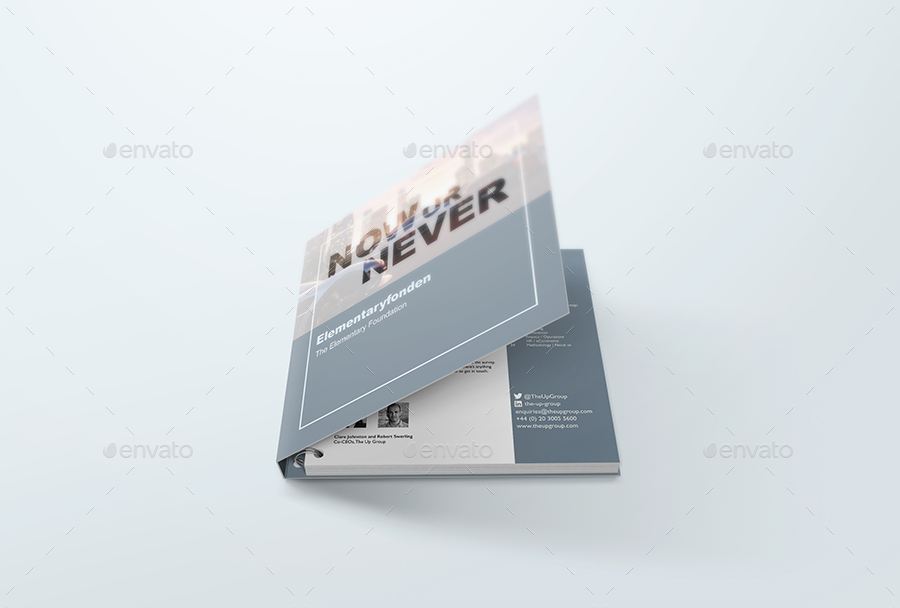 Spiral Hardbound Book With Folder Cover Mockups 03, Graphics | GraphicRiver