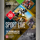 Live Sport Flyer / Poster, Print Templates | GraphicRiver