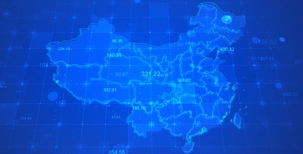 China Technology Data Background, Motion Graphics | VideoHive