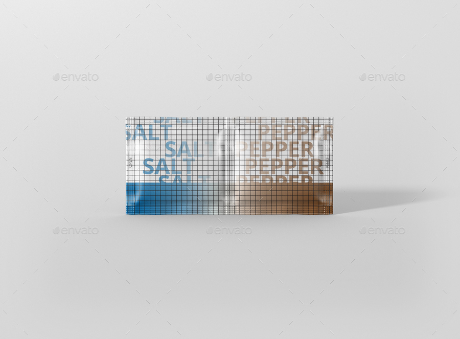 Salt / Pepper Sachet Mockup, Graphics | GraphicRiver