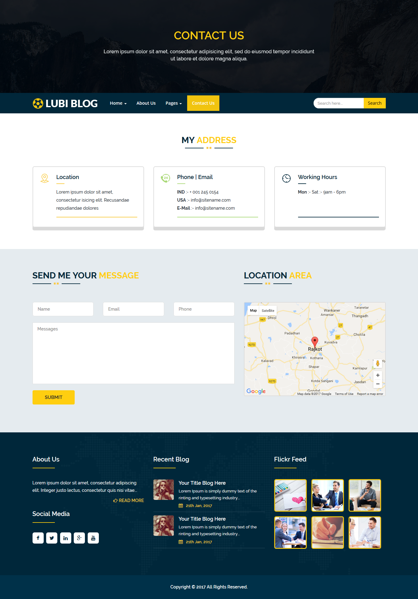 Lubi - Personal Blog HTML Template by U-Touchdesign | ThemeForest