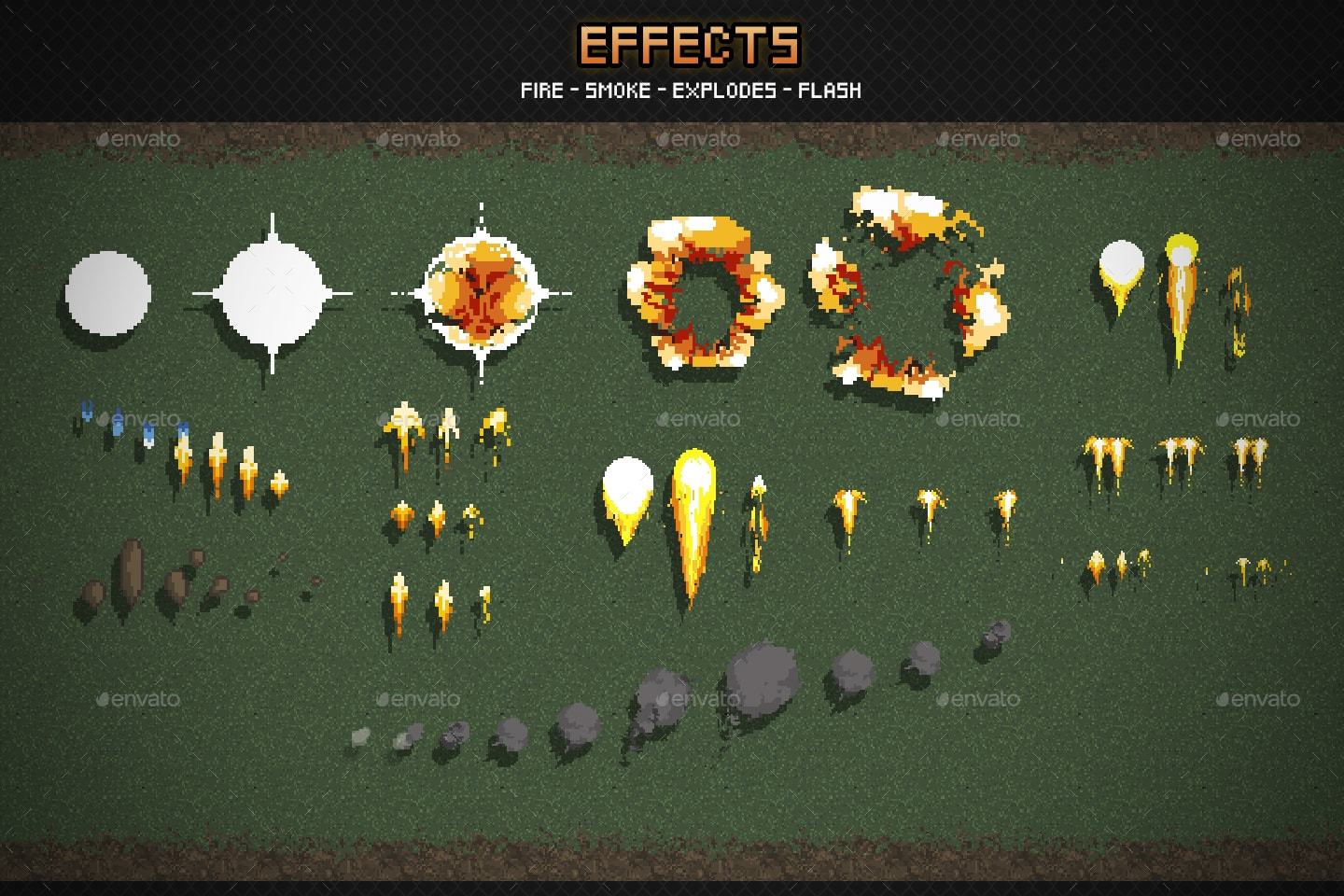 TDS Pixel Art Game Assets, Game Assets | GraphicRiver