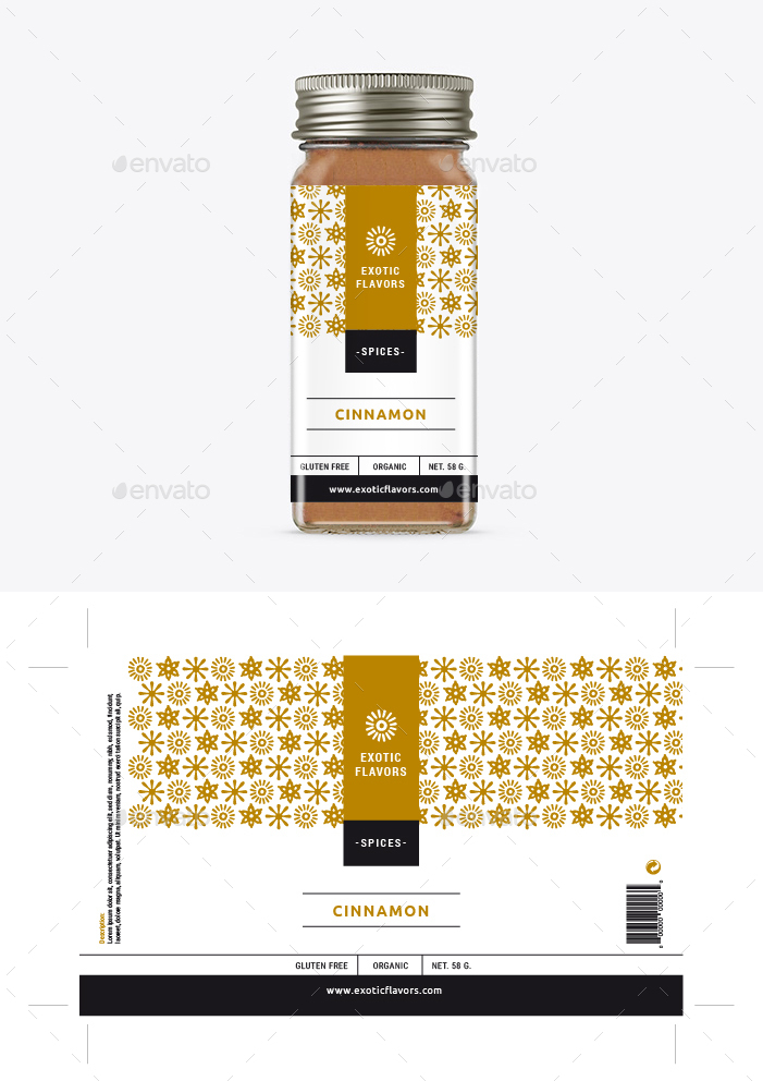 Spices Packaging Label, Print Templates | GraphicRiver