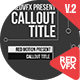 Call-Out Titles, After Effects Project Files | VideoHive