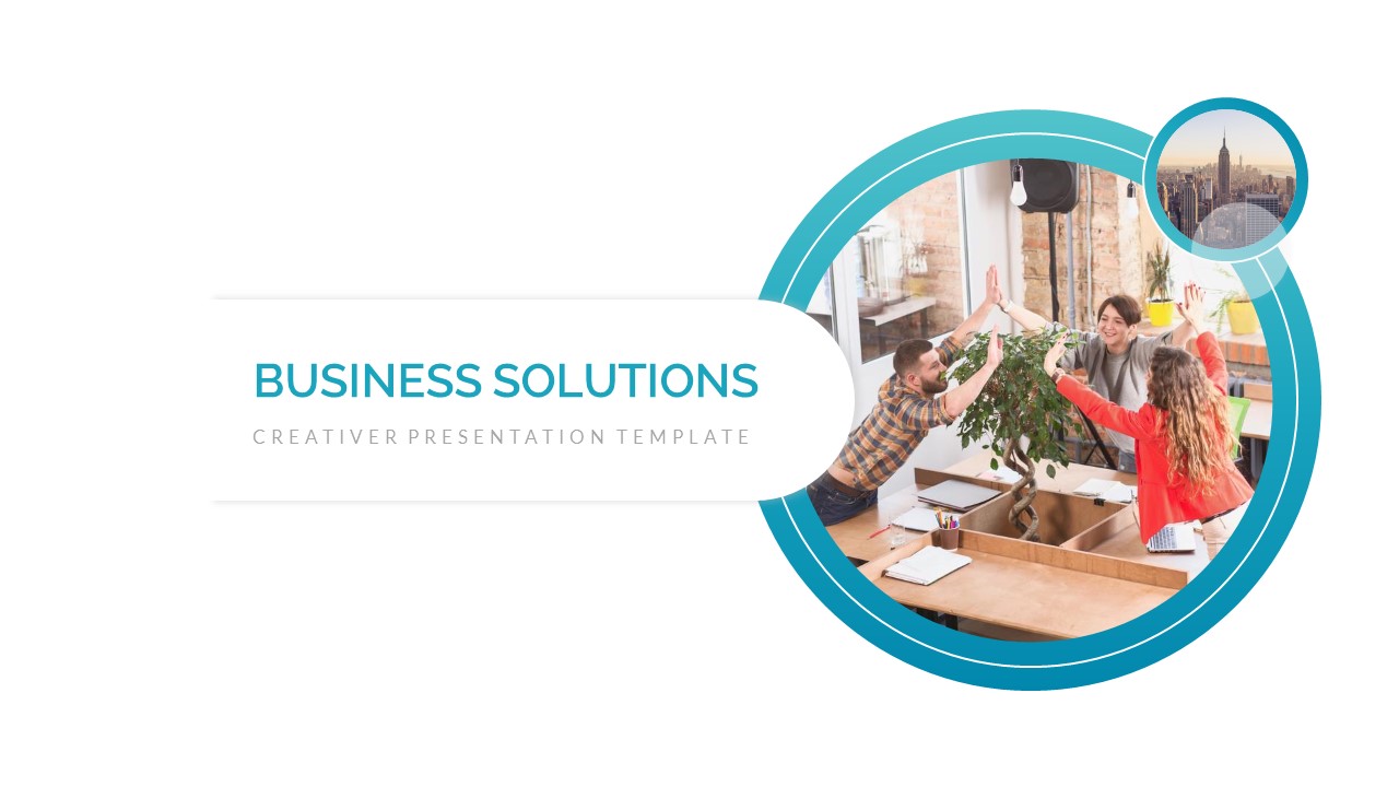 Business Solution Powerpoint Template 2017, Presentation Templates