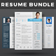Resume Bundle, Print Templates | GraphicRiver