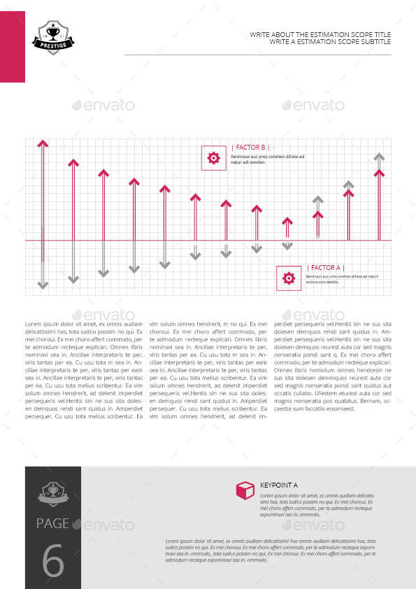 Job Cost Estimation A4 Booklet Template by Keboto | GraphicRiver