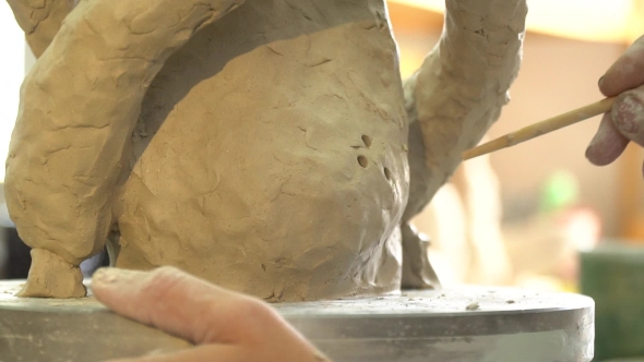 Pottery Process of Making Clay Vase, Stock Footage | VideoHive