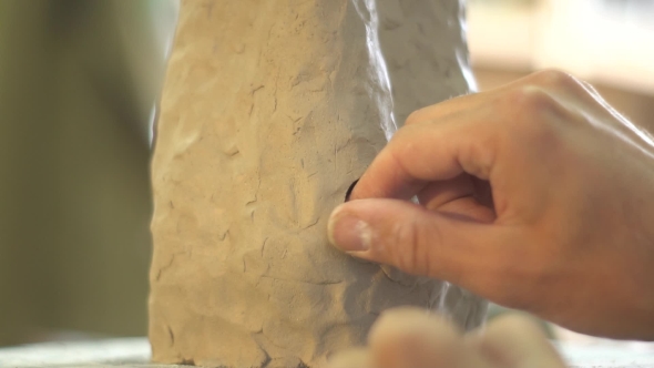 Pottery Process of Making Clay Vase, Stock Footage | VideoHive