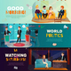 Talk Show Banners, Vectors | GraphicRiver