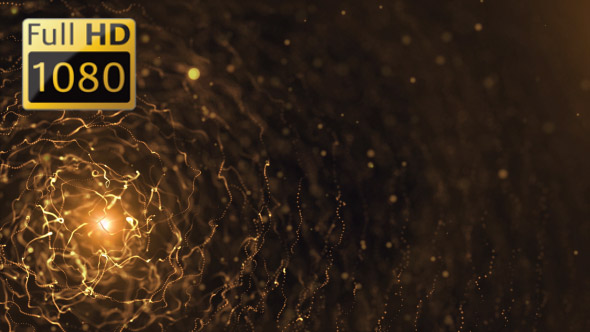Golden Energy Form Structure, Motion Graphics | VideoHive