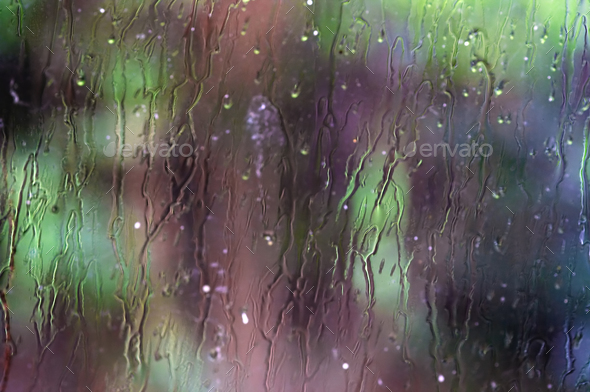 Water running down the glass Stock Photo by mibuch | PhotoDune