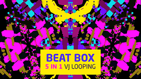 Beat Box 5 in 1 Vj Looping, Motion Graphics | VideoHive