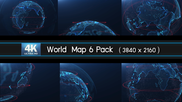World Map, Motion Graphics | VideoHive