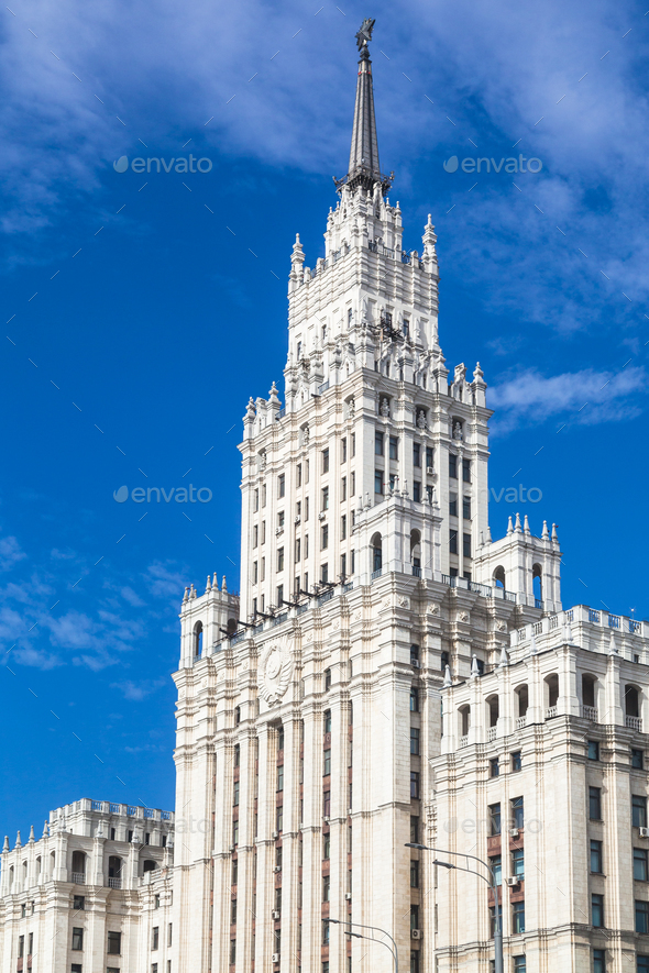 skyscraper Red Gate building in Moscow Stock Photo by vvoennyy | PhotoDune