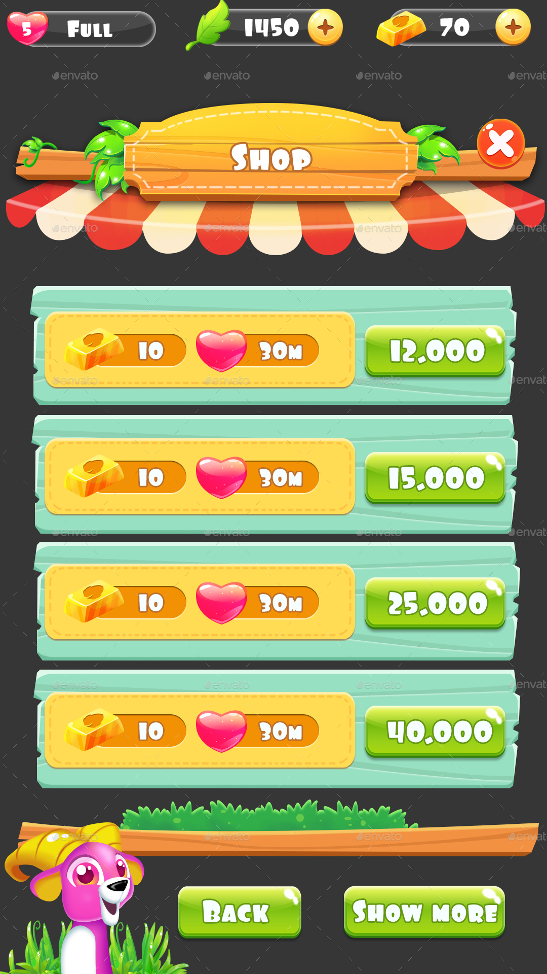 Pets Game - Full Assets, Game Assets | GraphicRiver