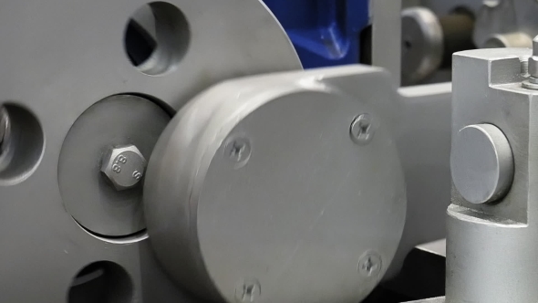 Crank Drive Gear Wheel of Industrial Plant Machine, Stock Footage ...