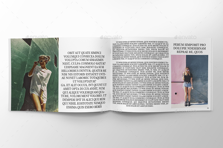 Blog Magazine, Print Templates | GraphicRiver