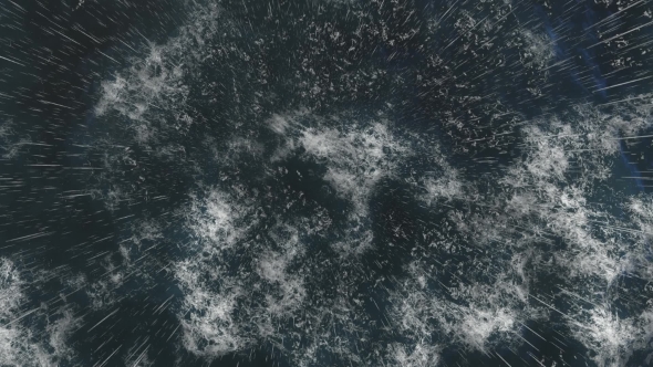 Stormy Sea at Night with Rain, Stock Footage | VideoHive