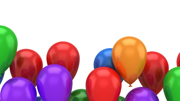 Balloons Flying Up, Motion Graphics | VideoHive