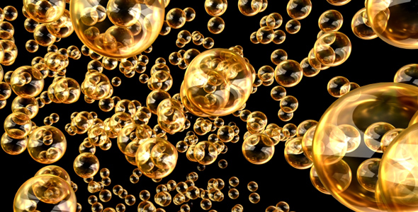Gold Bubbles, Motion Graphics | VideoHive
