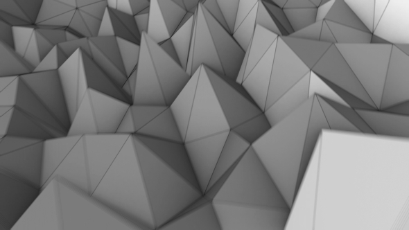 Clean Polygon Waves Background, Motion Graphics | VideoHive