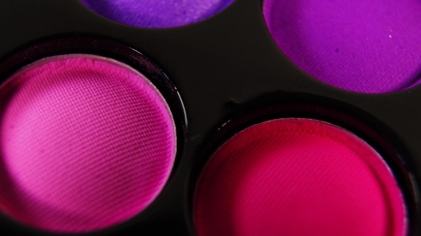 Rotating Colored Professional Makeup Eyeshadows Palette for Cosmetics ...