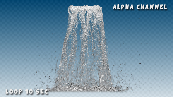 Waterfall Alpha Loop 1, Motion Graphics | VideoHive