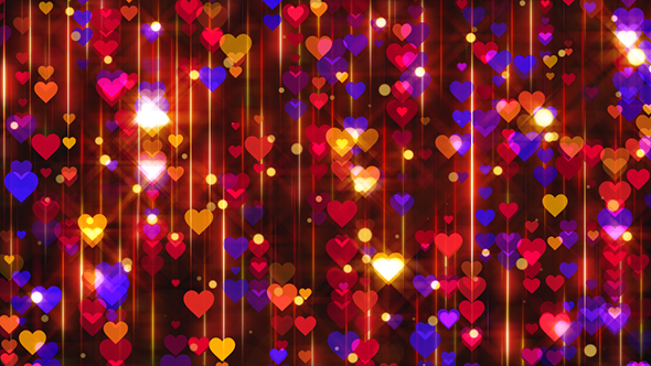 Hearts Lines Loop, Motion Graphics | VideoHive