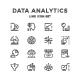 Set Line Icons of Data Analytics by moto-rama | GraphicRiver