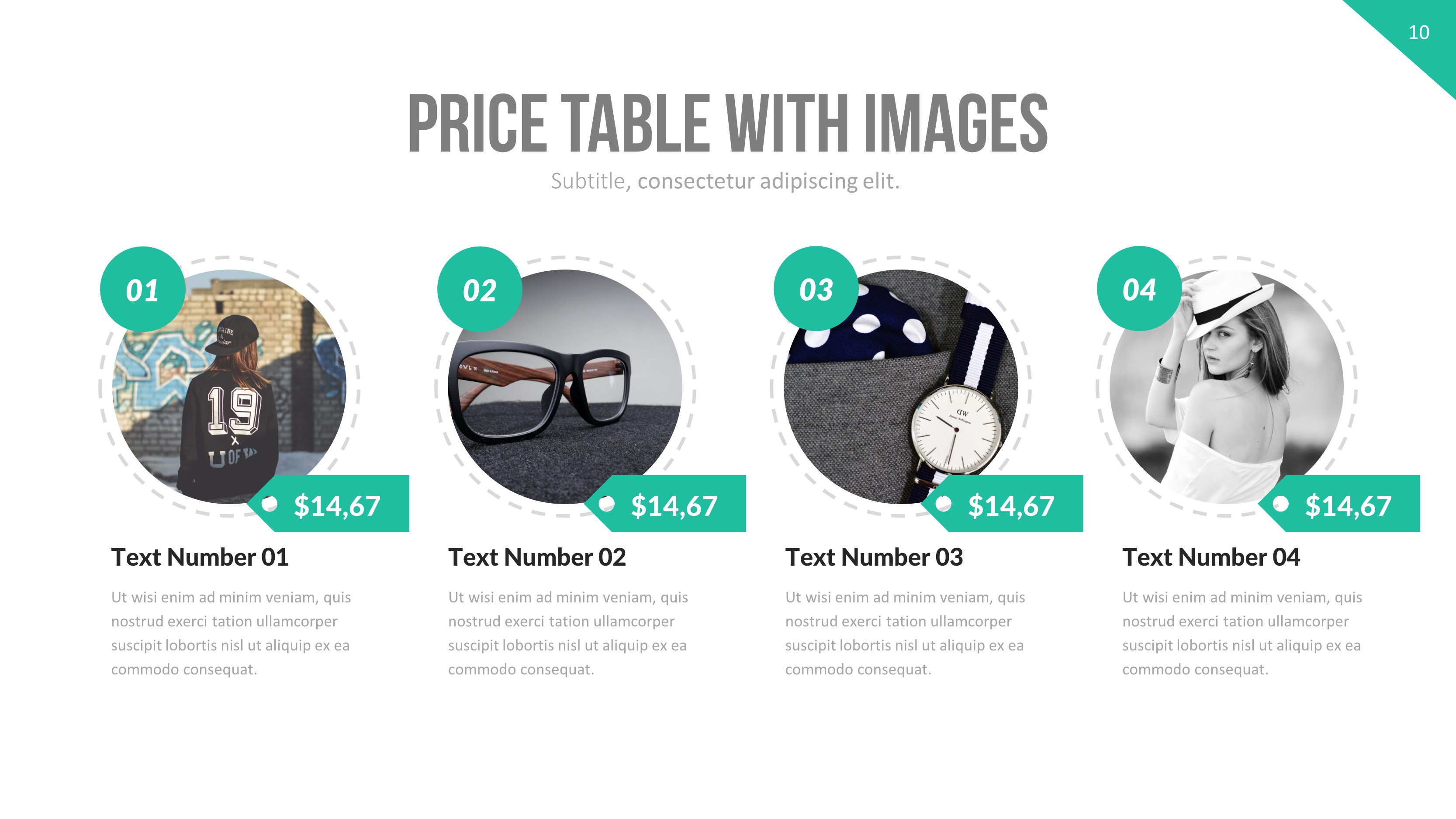 Price Table PowerPoint Template, Presentation Templates | GraphicRiver