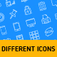 56 different icon pack, Icons | GraphicRiver