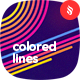 Colored Rounded Lines Backgrounds, Graphics | GraphicRiver