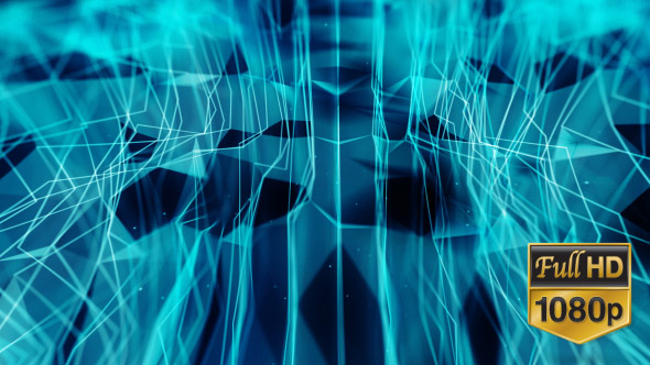 Led Blue VJ Animation, Motion Graphics | VideoHive