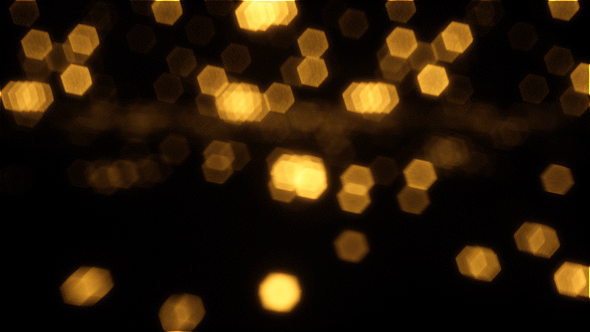 Bokeh Gold Fly Through Background, Motion Graphics | VideoHive