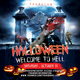 Halloween Hell Party Flyer, Print Templates | GraphicRiver
