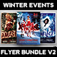 Winter Events Flyer Bundle V2, Print Templates | GraphicRiver