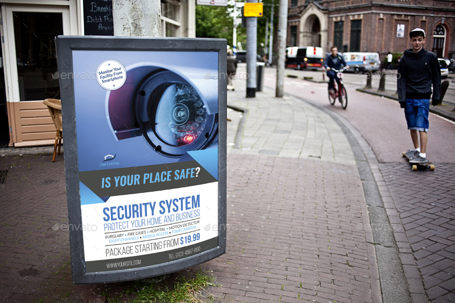 Security System Poster Template Vol.2, Print Templates | GraphicRiver