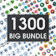 1300 Big Bundle Icons by _kent | GraphicRiver