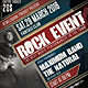 Rock Event Flyer / Poster, Print Templates | GraphicRiver