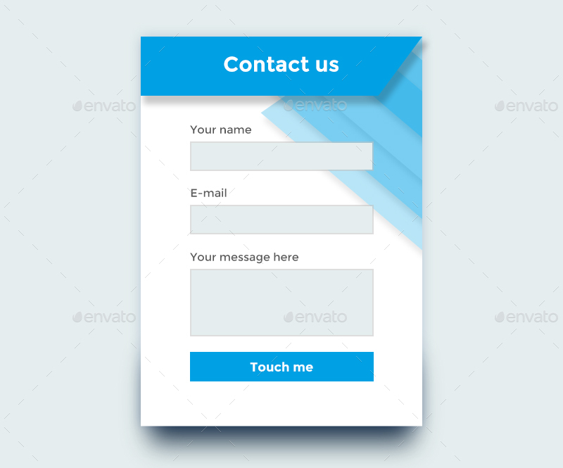 Modern Web Forms, Web Elements | GraphicRiver